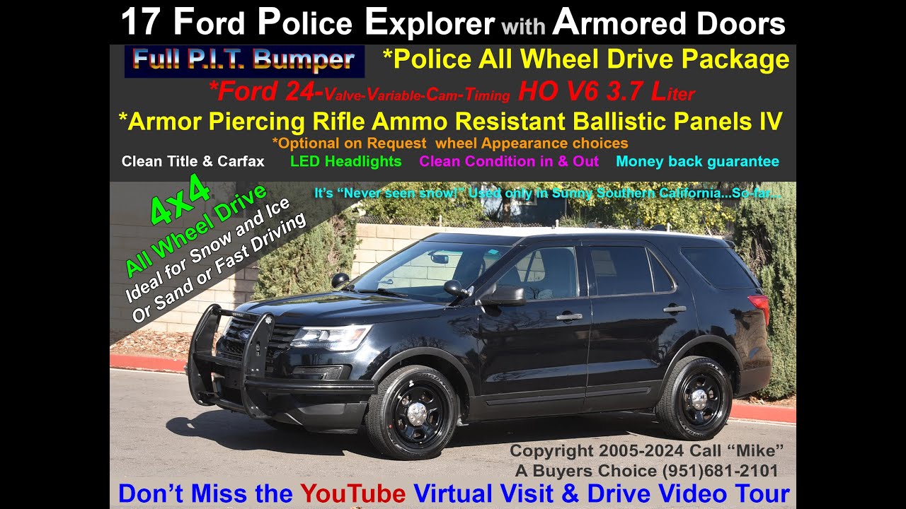 2017 Ford Explorer Hard Core Police Interceptor with PIT Bumper Search ...