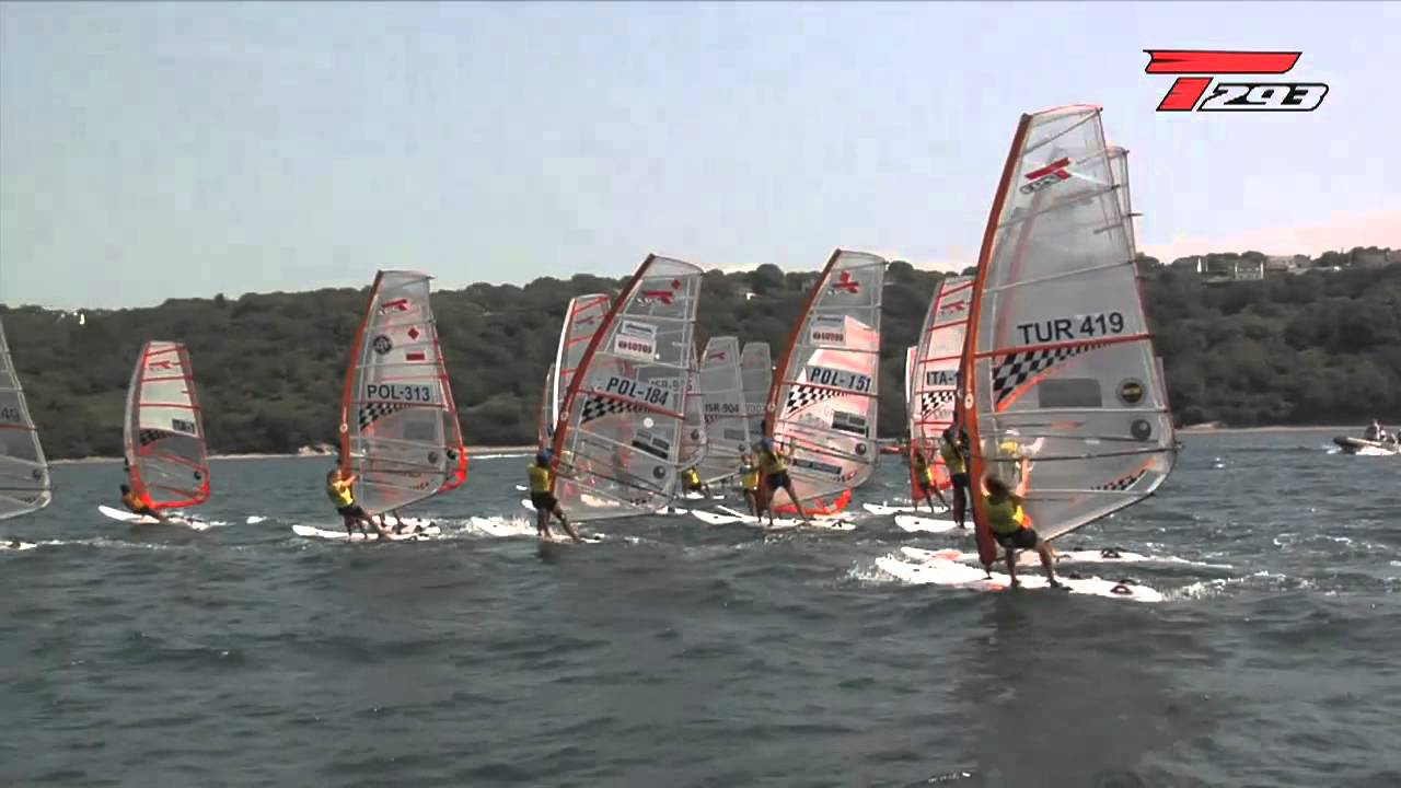 BIC Techno 293 WORLD CHAMPIONSHIP 2014 - Day 3(6) - YouTube