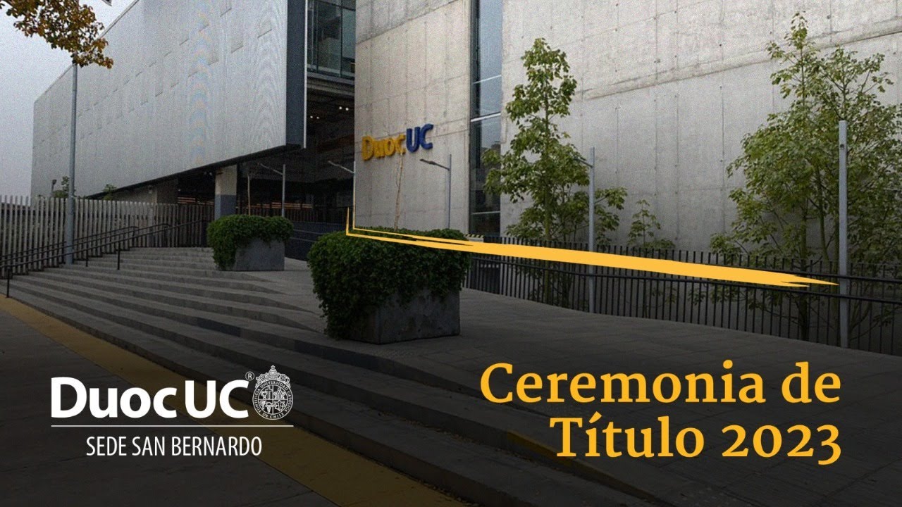 Ceremonia de Título, Escuela de Informática y Telecomunicaciones - YouTube