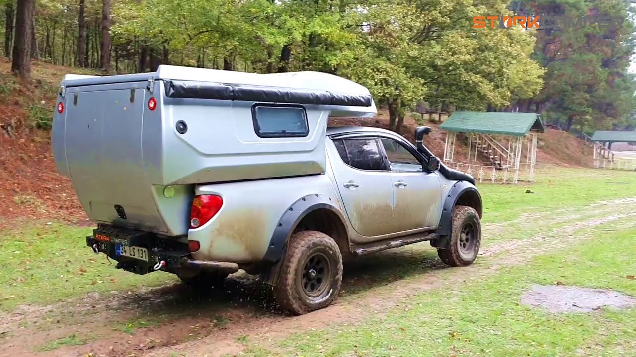 Stork Camper Pick Up Karavan - Pick Up Camper - YouTube