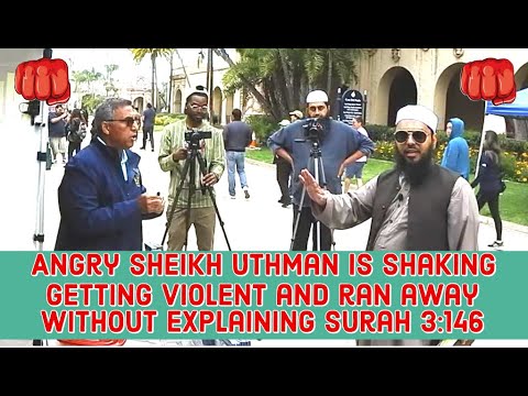 Angry Sheikh uthman is shaking Getting angry and ran away without ...