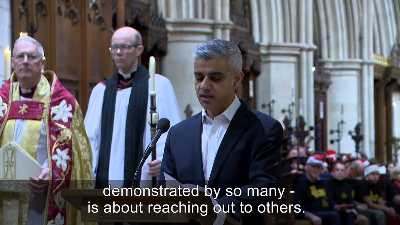 Mayor's Christmas Carol Service message - YouTube