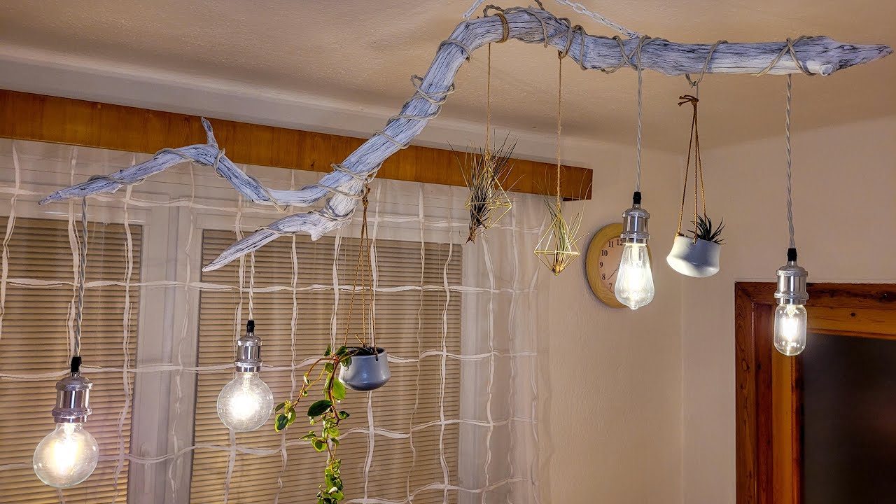 Ako vyrobiť drevený luster/How to make a Wood Chandelier/ - YouTube