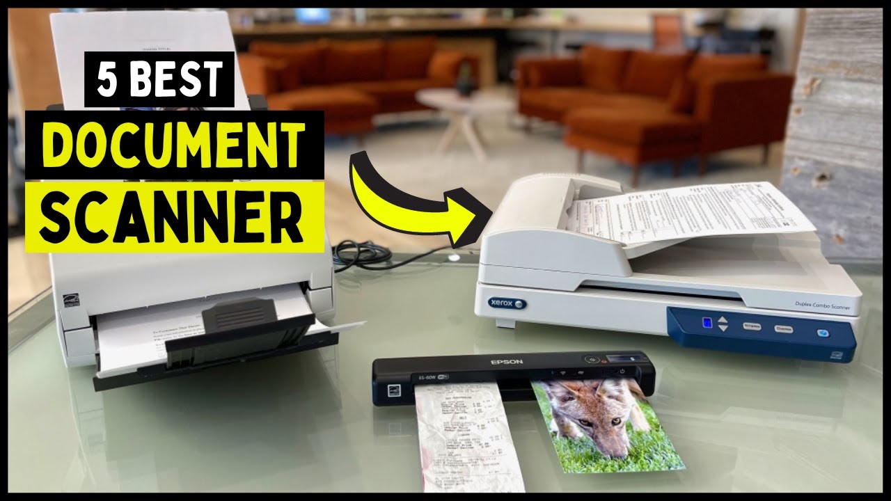 Top 5 Best Document and Receipt Scanner Machines in 2023-2024 (Review ...