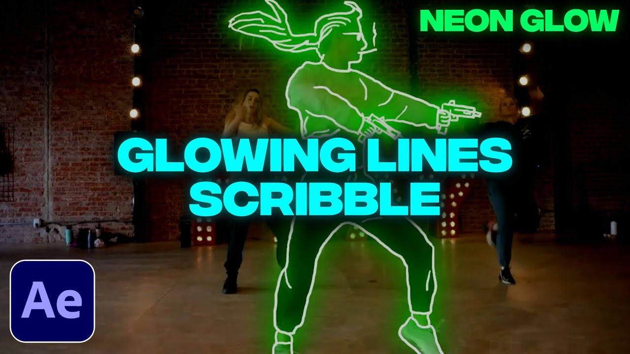 Glowing Lines Effect Tutorial in After Effects | BlotterMedia Dance Effect | Dancing Lines ...