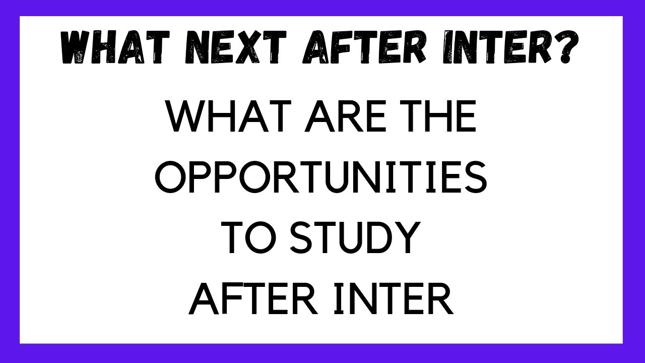 WHAT NEXT AFTER INTERMEDIATE ll WHAT ARE THE OPPORTUNITIES AFTER ...