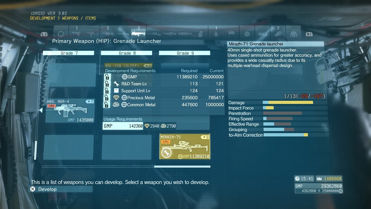 MGSV- New Weapon MIRAZH-71 - YouTube