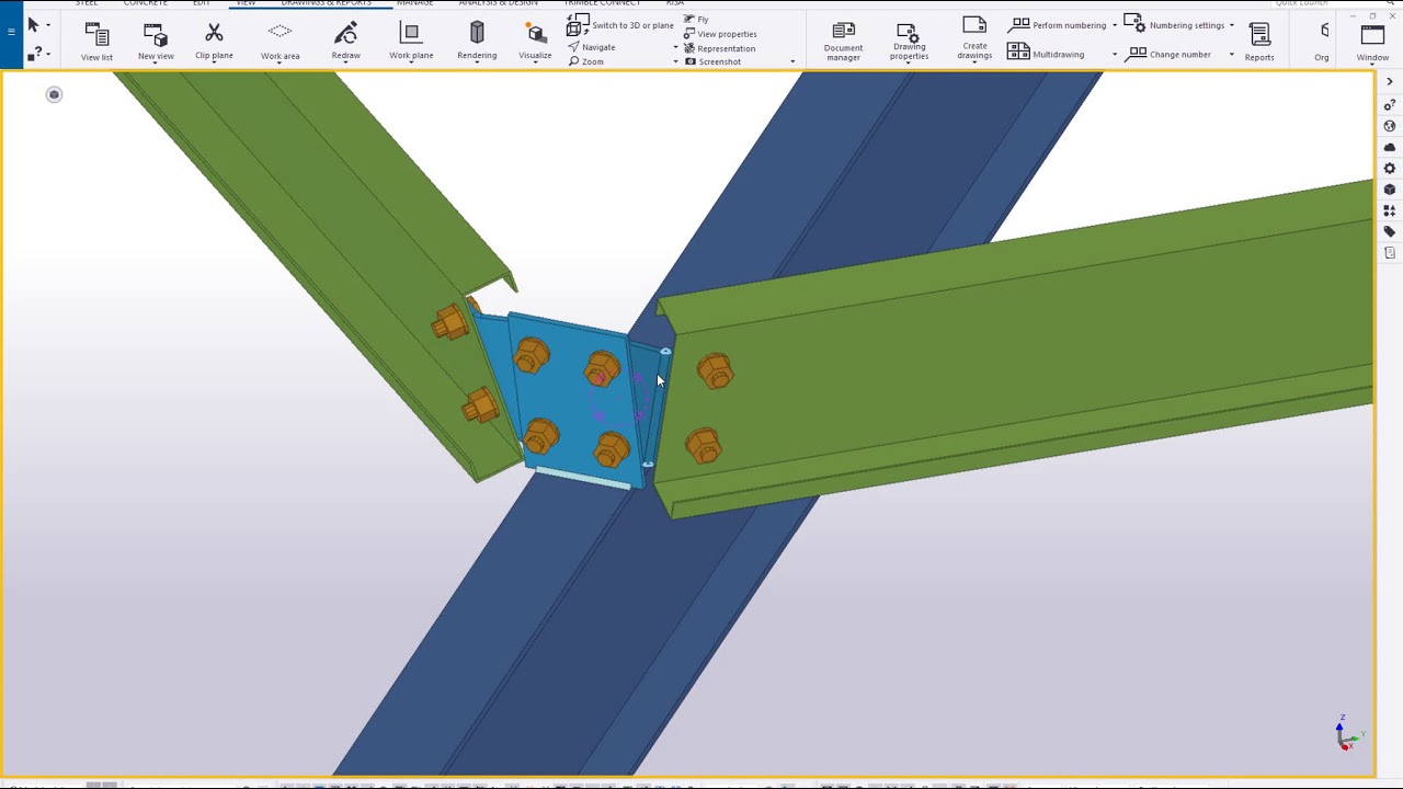 Exclusive MBS-Tekla Link for better metal buildings - YouTube