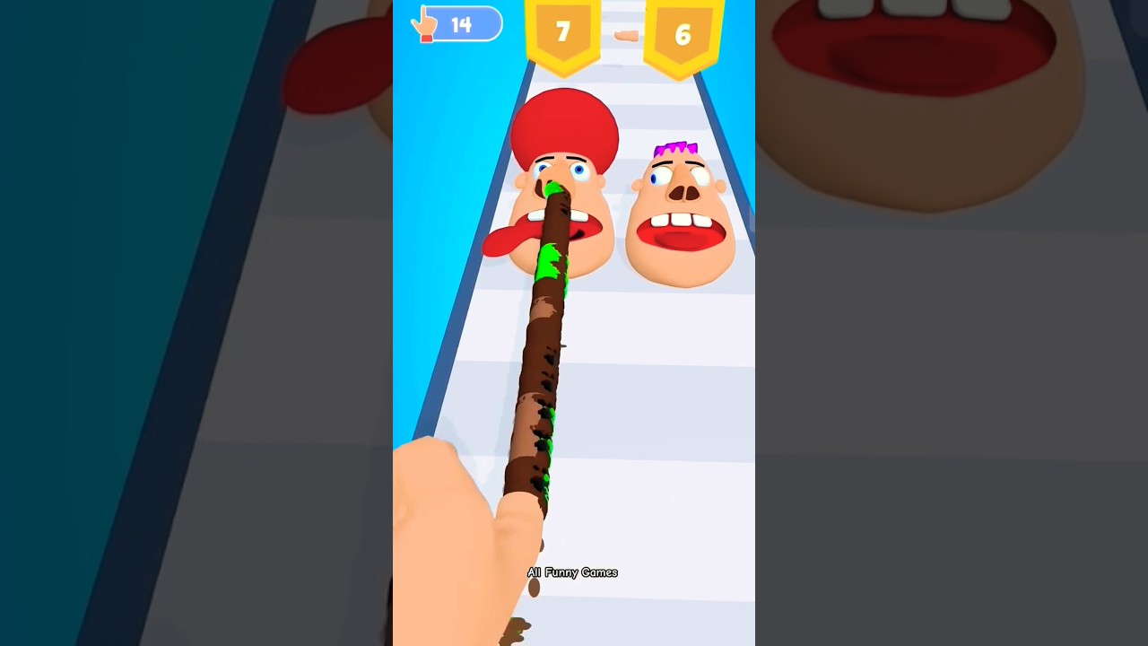 Finger run 3D game world biggest finger challenge fingerprint #games ...