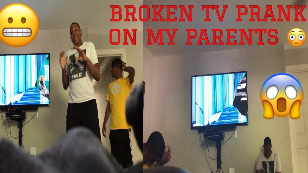 BROKEN TV PRANK ON MY PARENTS (MUST WATCH) | Cameron A. - YouTube