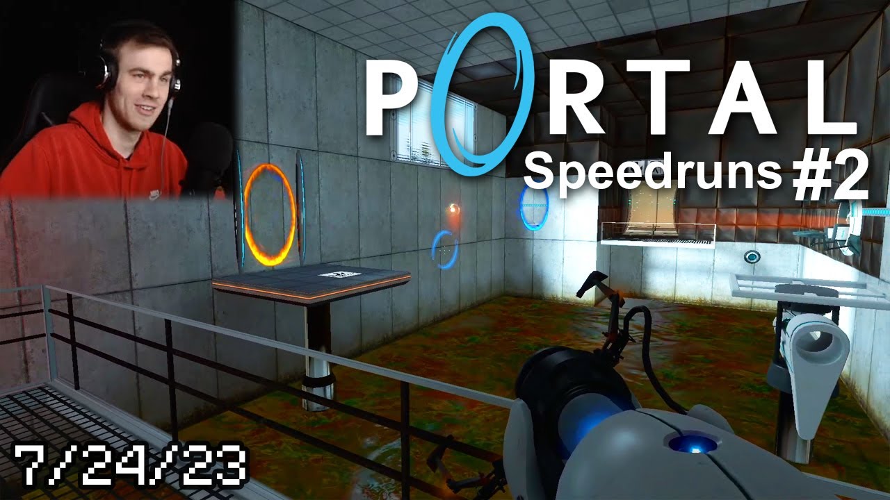Speedrunning PORTAL for SUB 30 MIN. PB!! | gamerboy80 VODS 7/24/23 ...