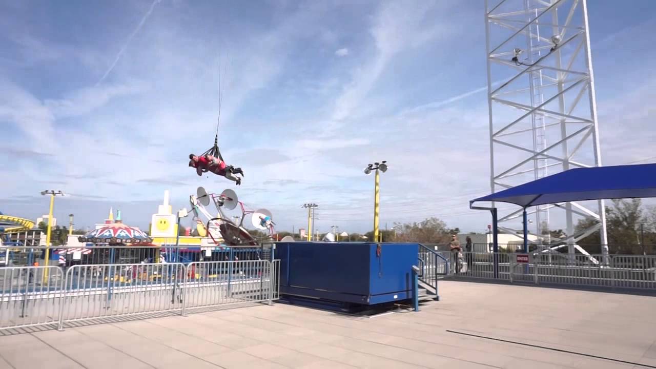 Skycoaster in Orlando - YouTube