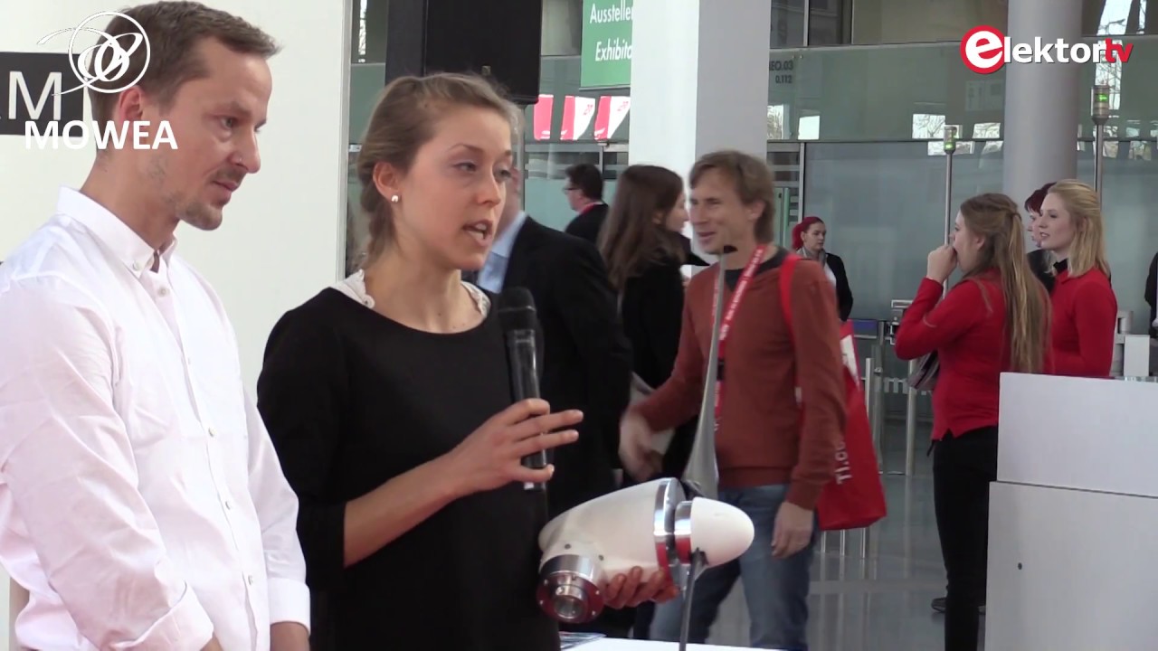 Mowea pitches their modular pico-wind-energy system at Electronica Fast ...