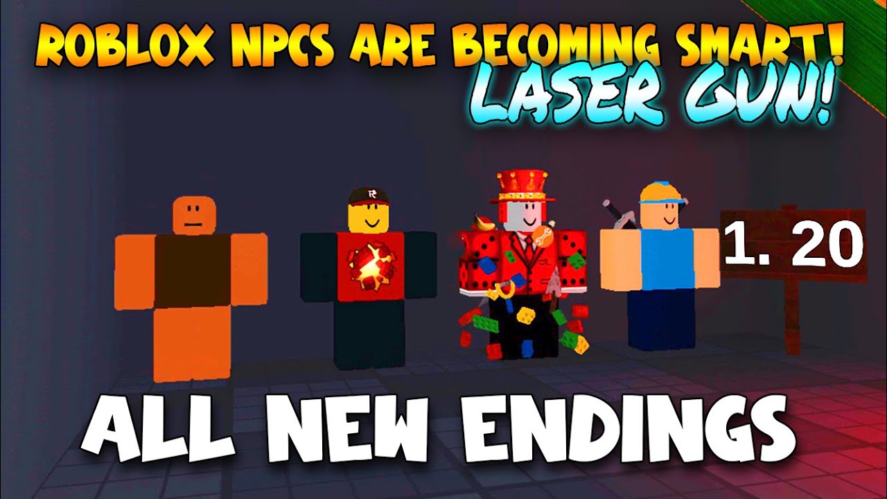 All New Endings and Badges - NPC's are becoming smart! Laser Gun ...