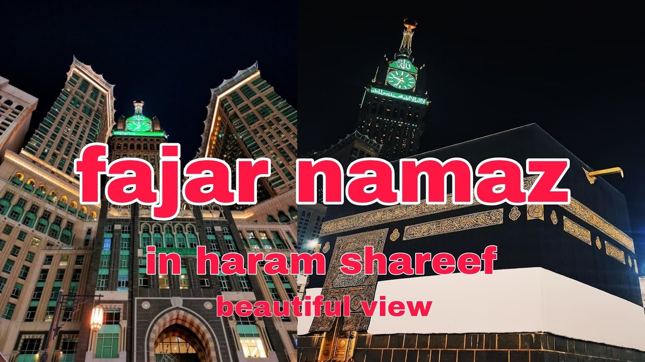 Fajar namaz time beautiful view in masjid haram makkah mashallah ...