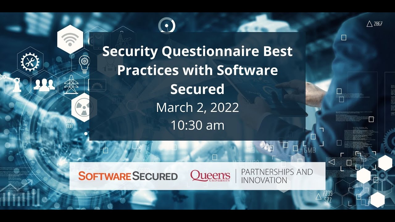 Software Secured Security Questionnaire Best Practices - YouTube