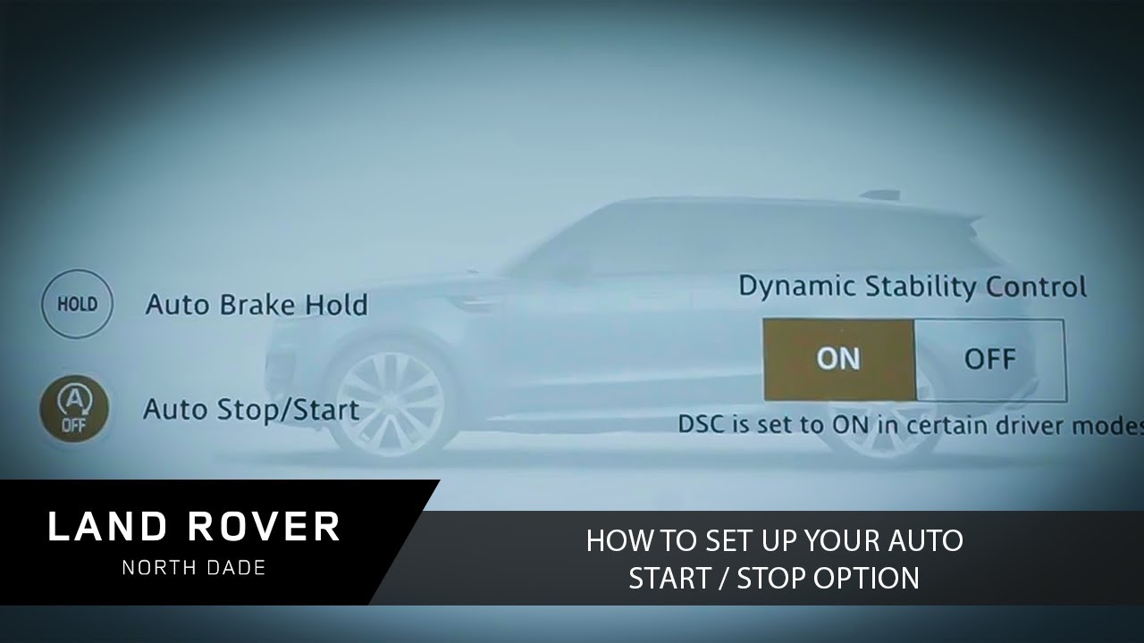 How To Set Up Your Start / Stop Option - YouTube
