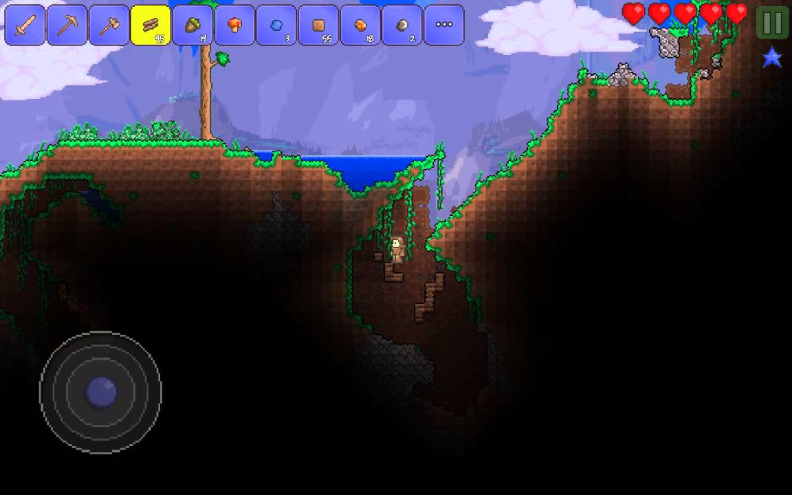 Terraria #2 - going mining - YouTube