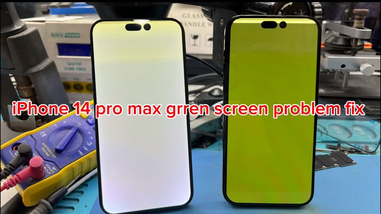 iPhone 14 pro max grren screen pproblem fix.iPhone 14pro max grren ...