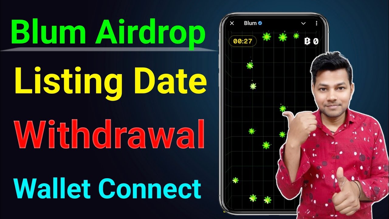 Blum Airdrop Withdrawal | Blum Airdrop Listing Date | Blum Airdrop Token Price - YouTube
