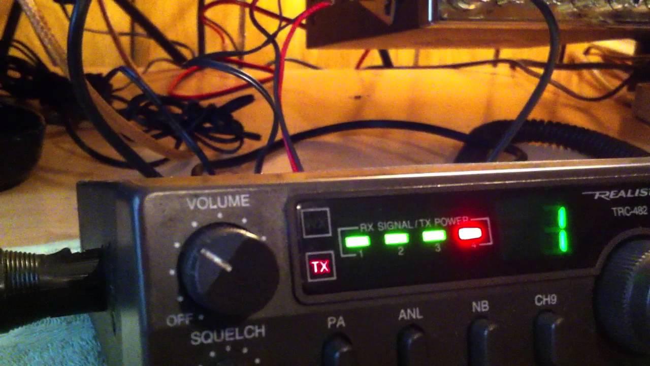 Nice realistic TRC 482 40 channel with weather channels - YouTube