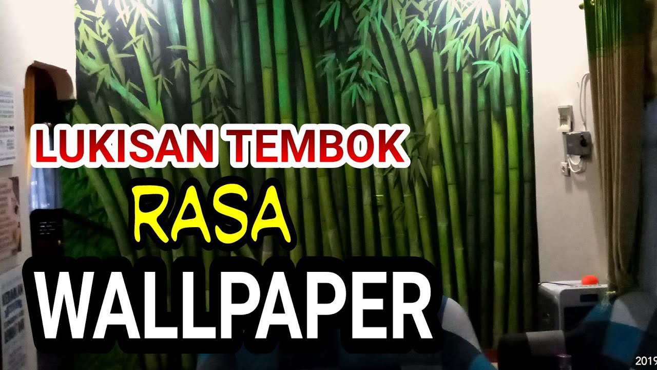 Lukisan tembok motif hutan bambu | by Puji Budi Purwanto - YouTube