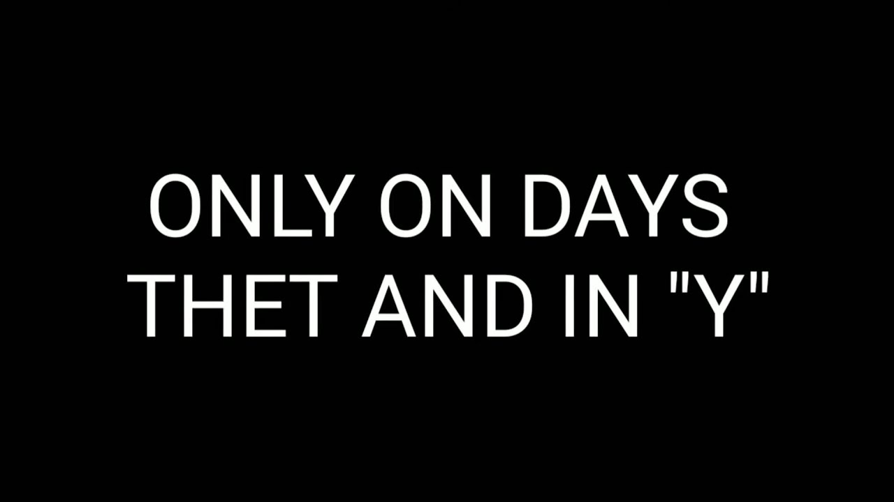Clay Walker - Only on Days that End in "Y" (Lyrics) - YouTube