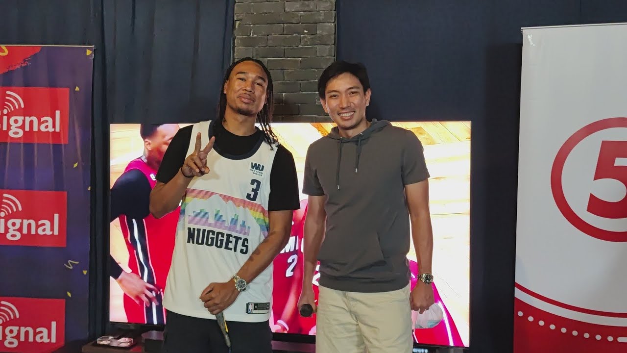 PBA's Jeff Chan & Chris Newsome at NBA Game 4 Finals Watch Party with ...