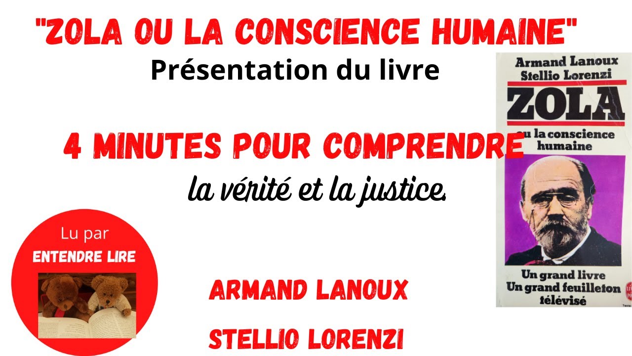 "ZOLA OU LA CONSCIENCE HUMAINE" 4 minutes pour comprendre le livre ...