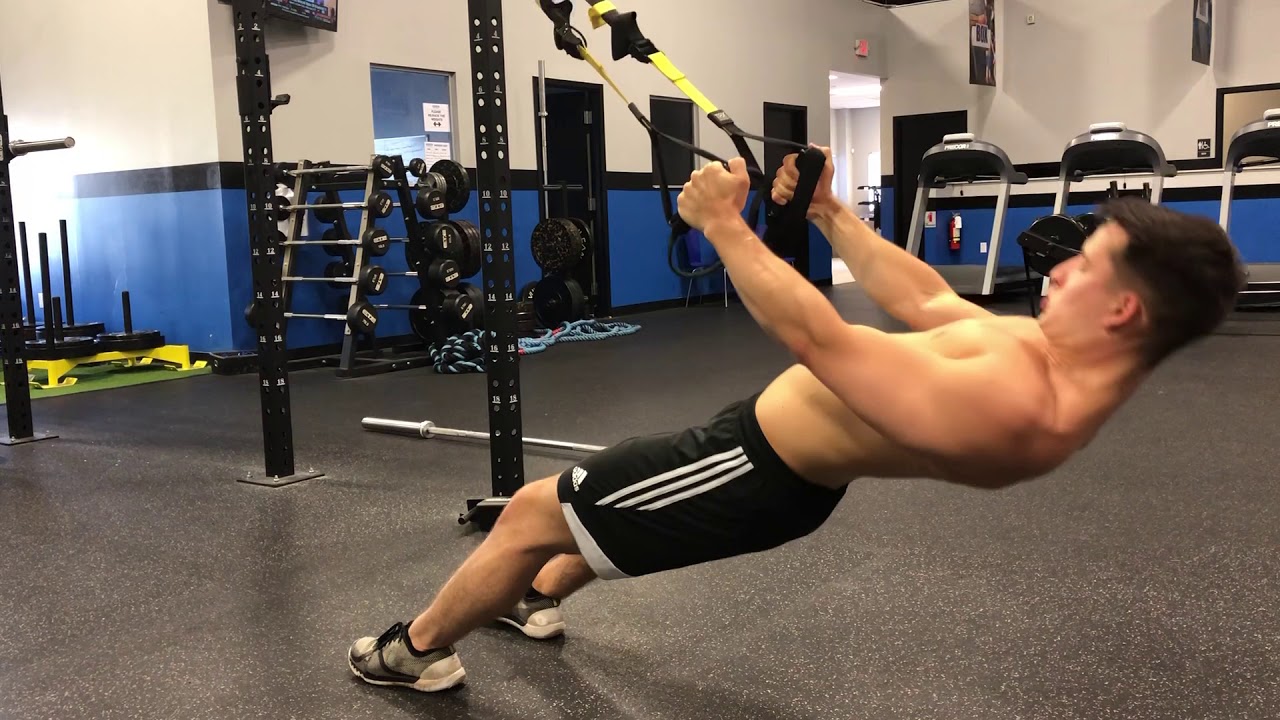 TRX Reverse Row - YouTube