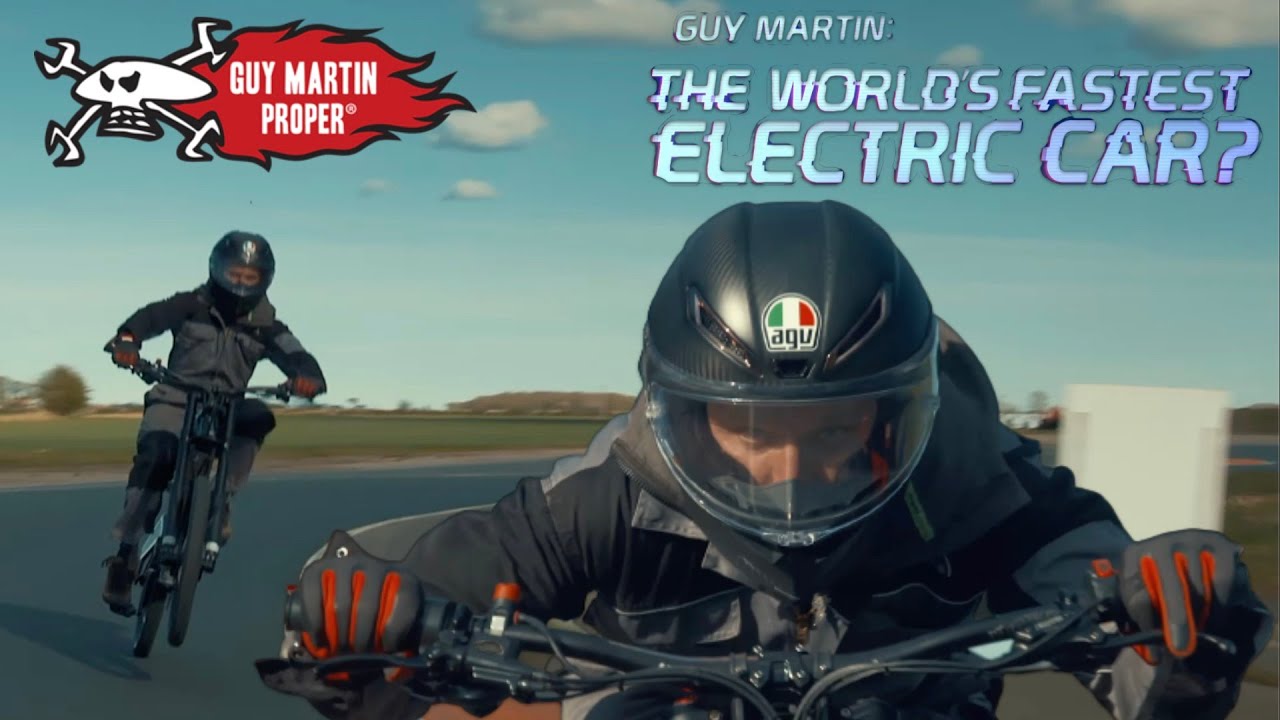 Guy wipes out on an electric bike | Guy Martin Proper - YouTube