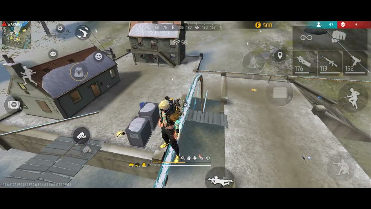 free fire new winter ️ update//free fire winter Bermuda map // free ...