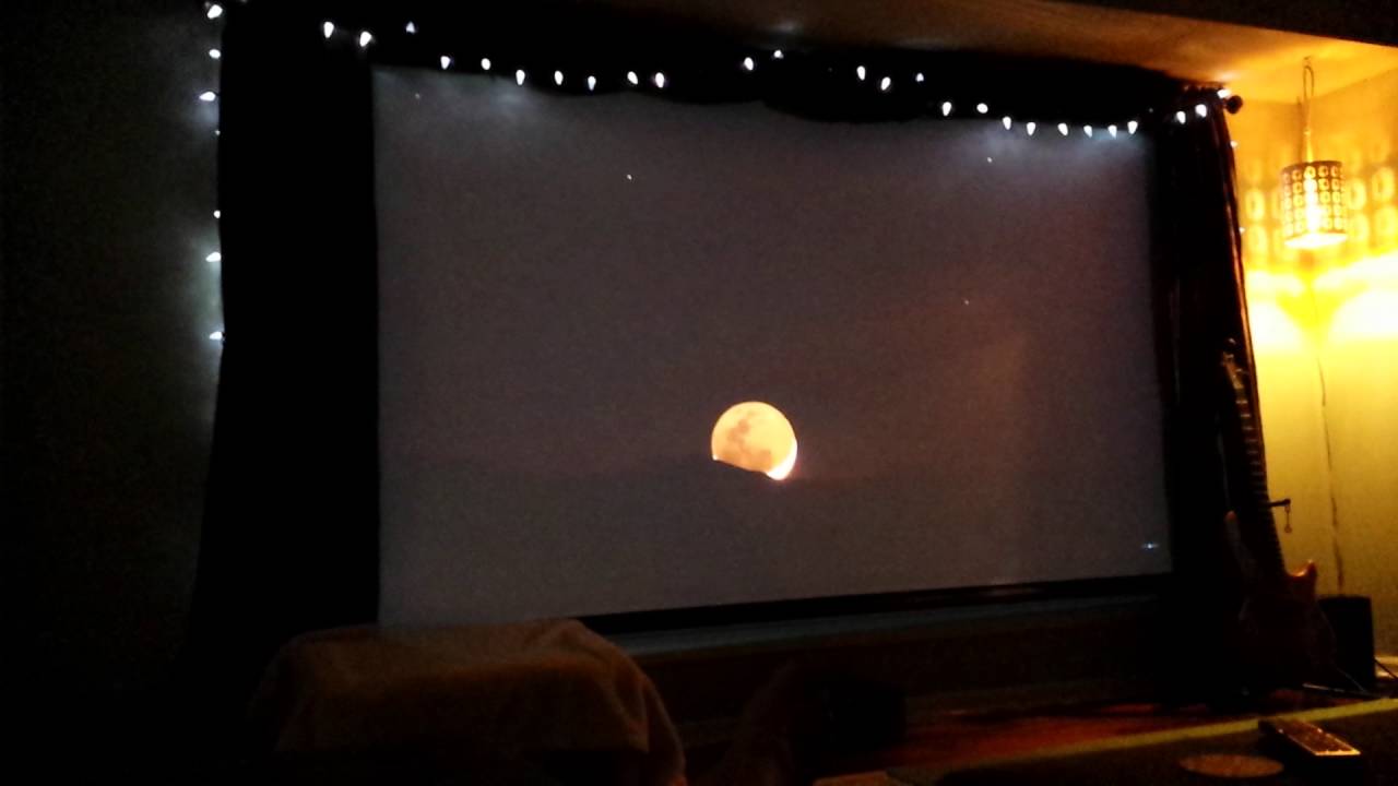 Projector screen test - YouTube