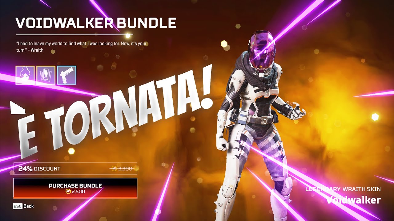 È TORNATA la SKIN VOIDWALKER nello STORE! |Apex Legends - YouTube