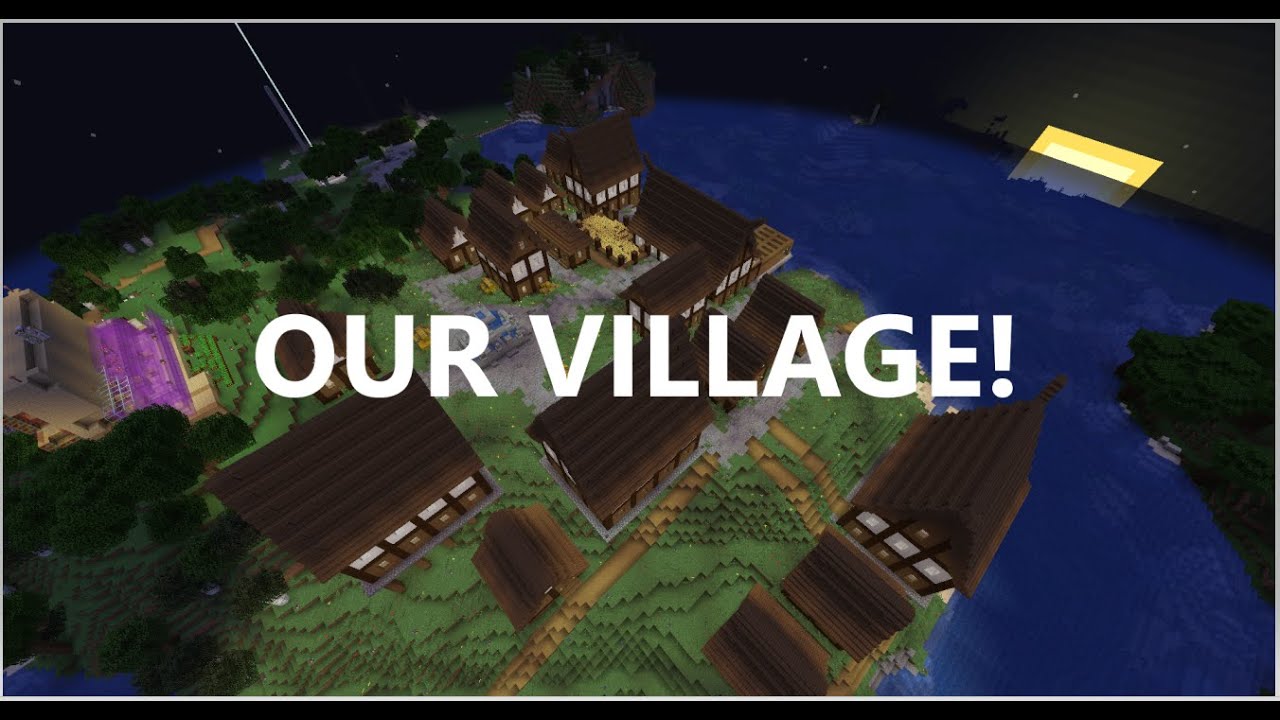 Our new minecraft village!! | Official teaser/trailor - YouTube
