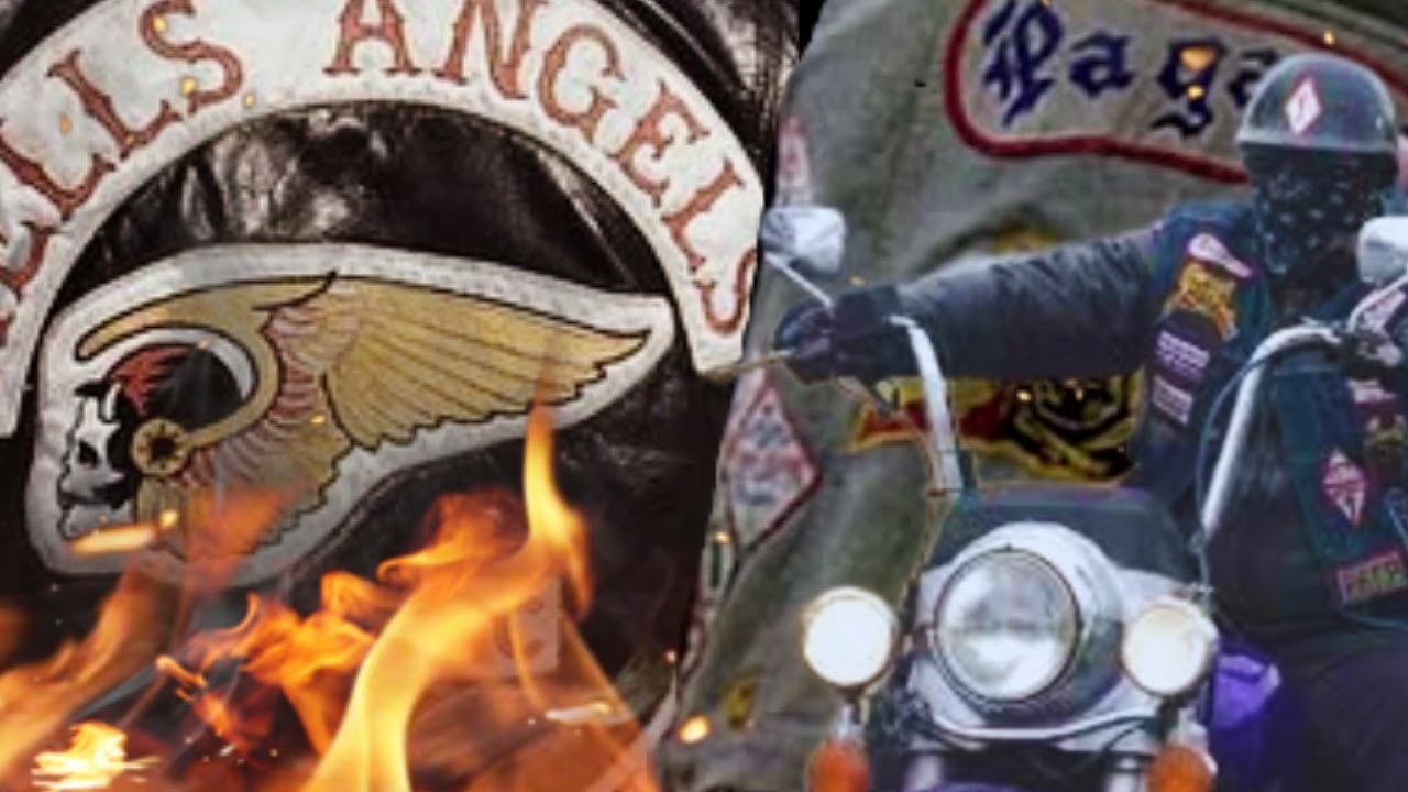 PAGANS MC AND HELLS ANGELS GET IN SHOOTOUT - YouTube
