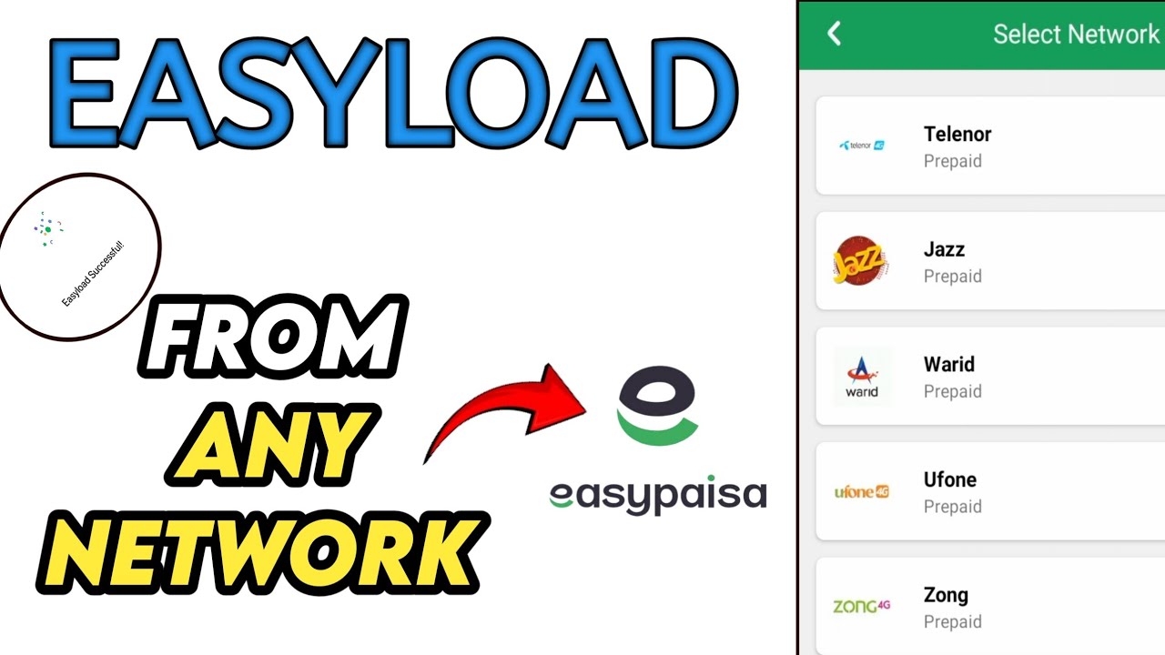How To Easyload from Easypaisa App 2025 | Easypaisa Easyload - YouTube