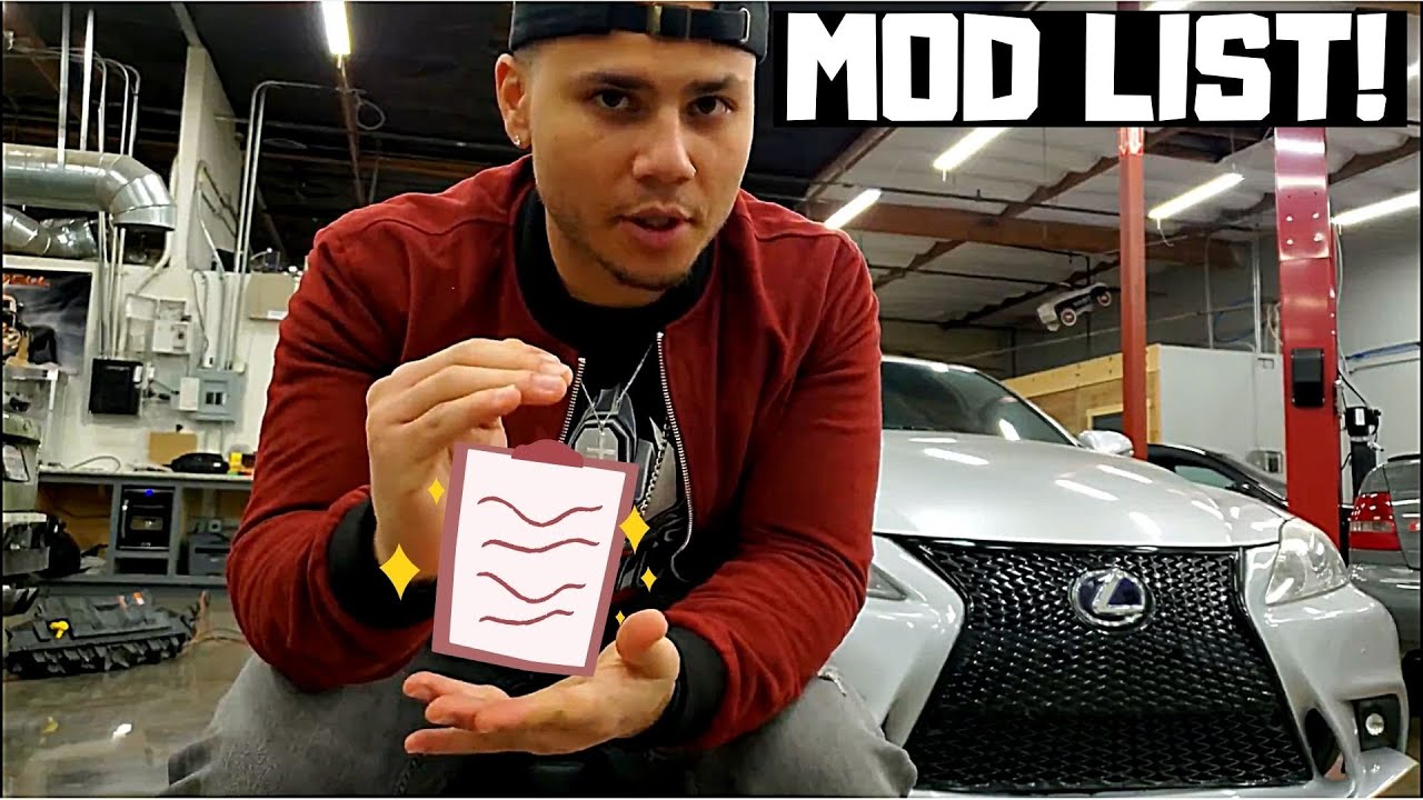 MOD LIST for 2020! LEXUS 2IS BUILD SO FAR! - YouTube
