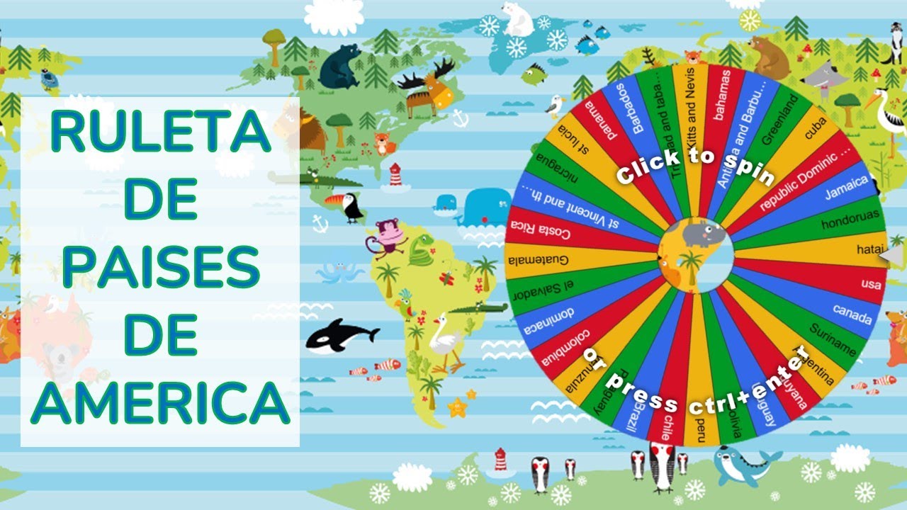 Ruleta de paises de america - YouTube
