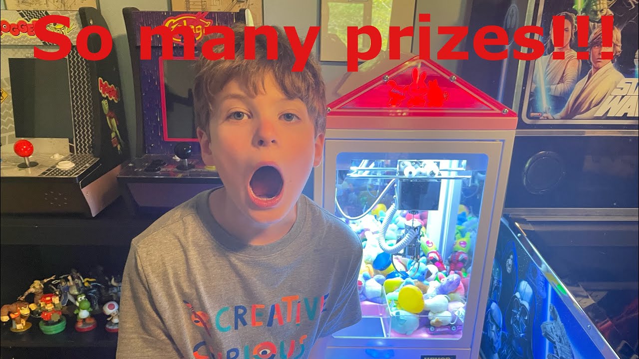 Claw machine challenge (so many wins) - YouTube