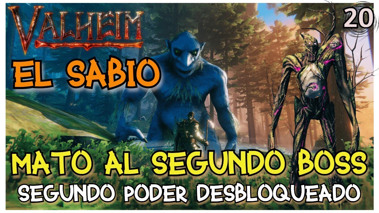 🔵 VALHEIM🔵Cap 20│MATO al SEGUNDO BOSS "EL SABIO"│ARMADURA de BRONCE en CURSO│SEGUNDO PODER ...