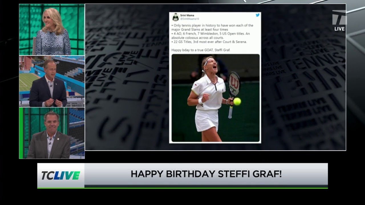 Tennis Channel Live: Happy Birthday Steffi Graf - YouTube