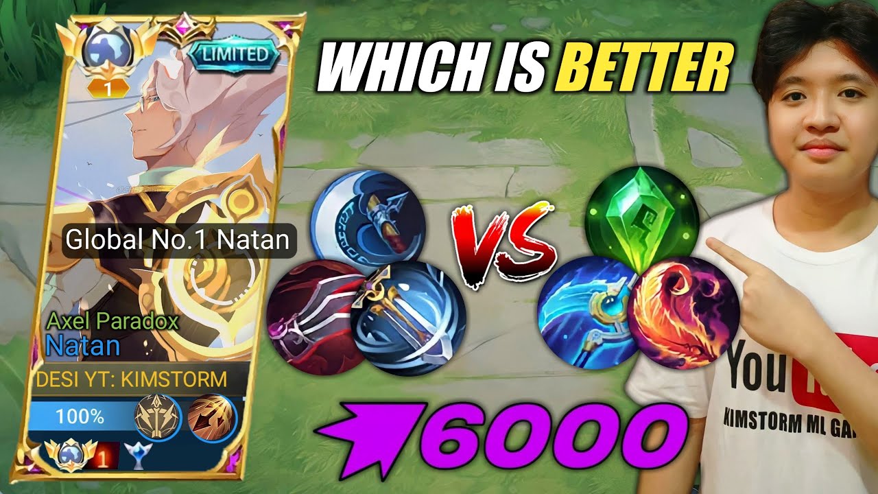 TOP GLOBAL NATAN SHOW WHEN TO USE CRITICAL BUILD OR MAGE BUILD🔥 - YouTube