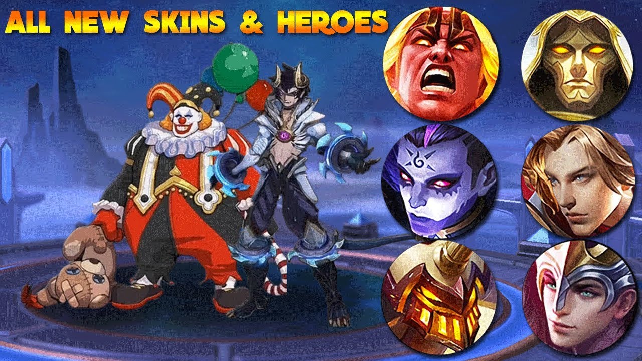 3 NEW HEROES & 30 NEW SKINS | MOBILE LEGENDS - YouTube