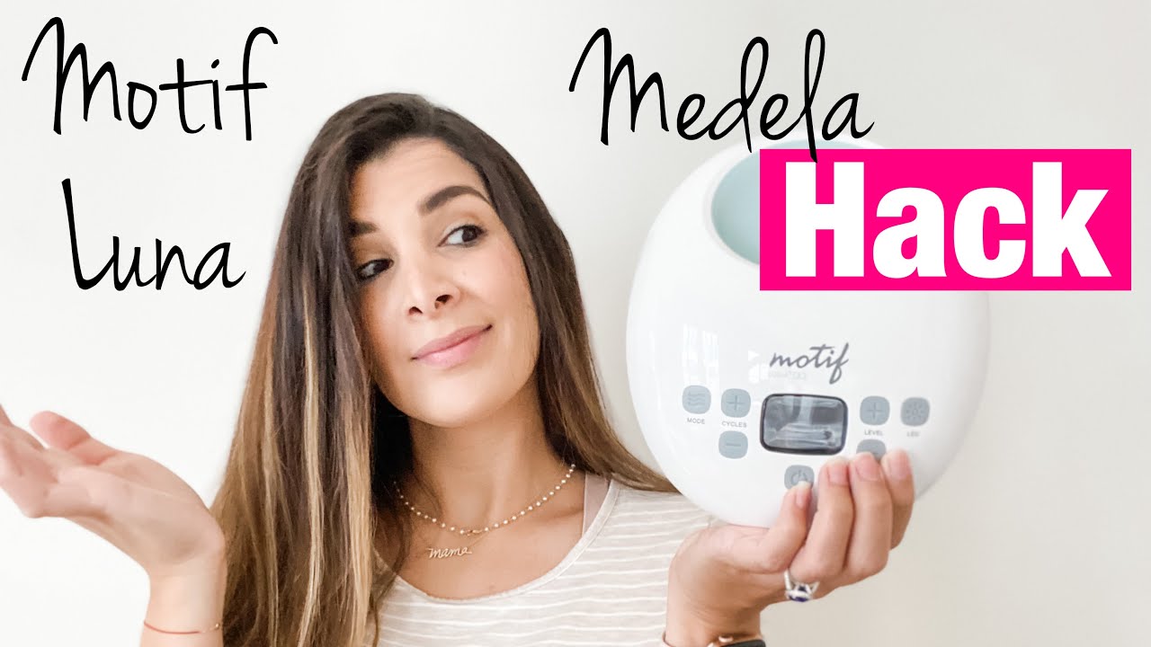 Breast Pump Hack Motif Luna With Medela Parts Youtube