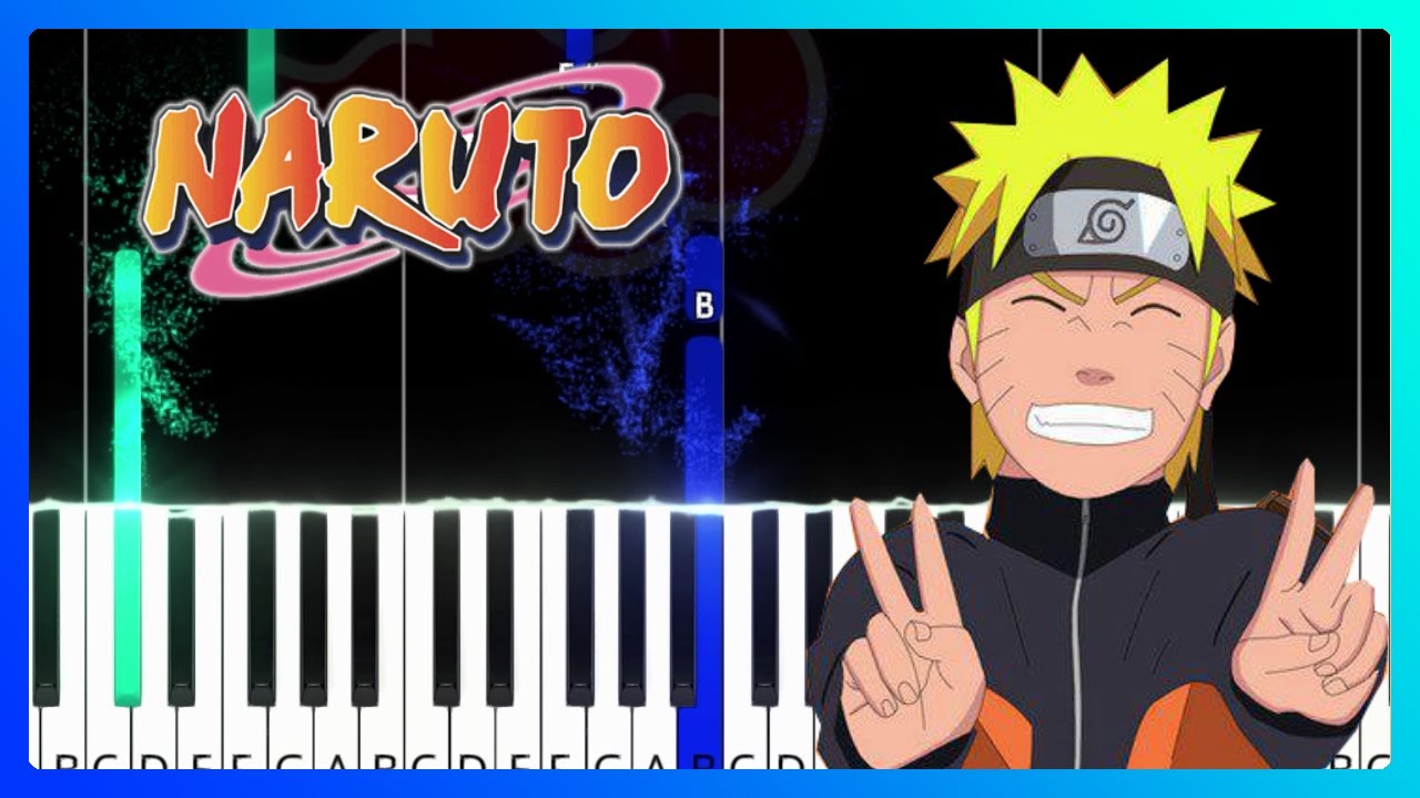 Blue Bird Easy Piano Tutorial - Naruto Opening with Sheet Music - YouTube