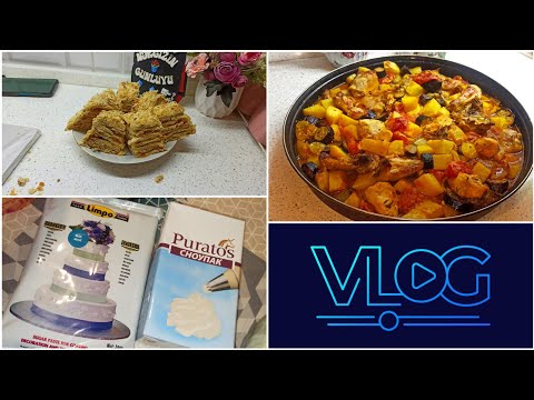 Mağazanı gəzək ,napalion tortu ,aldıqlarım tort ləvazimatları,günün yeməkləri🍴