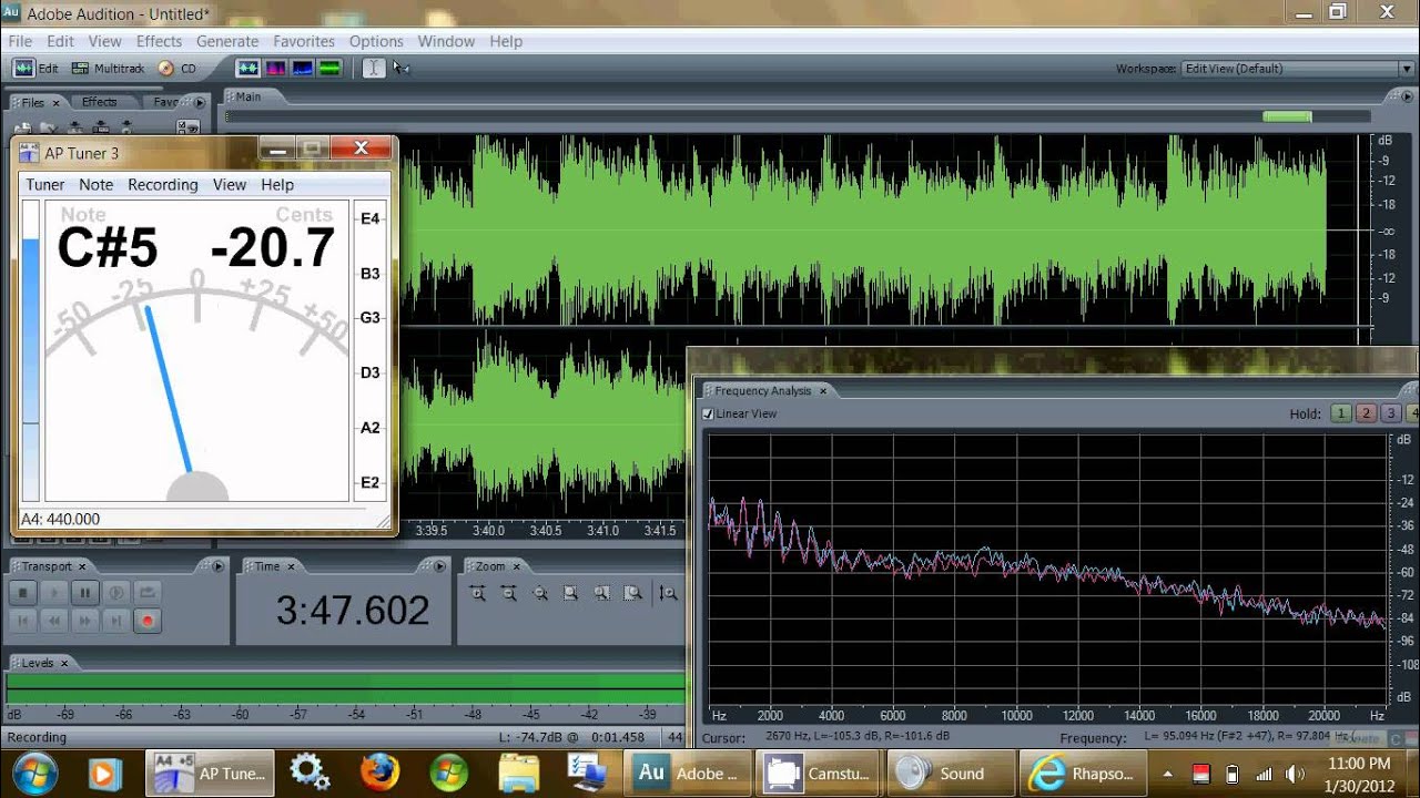 Vinyl EP VS. MP3, Frequency + Music Tuner Analysis - Heart - These ...