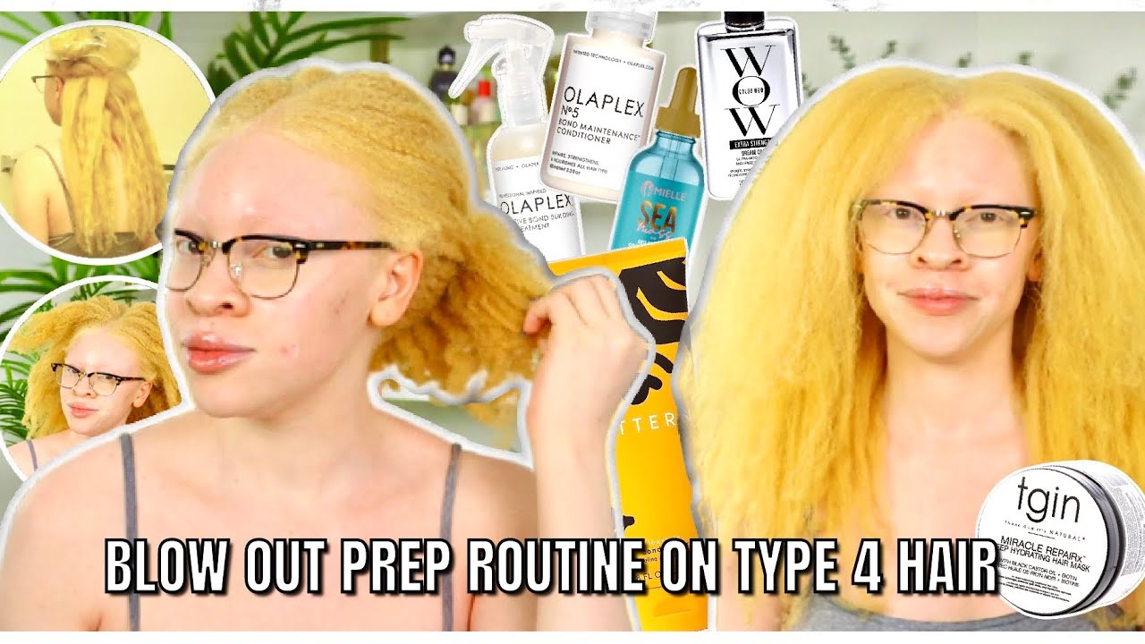 FIRST BLOWOUT OF THE YEAR| BEST BLOW OUT PREP ROUTINE ON TYPE 4 NATURAL ...