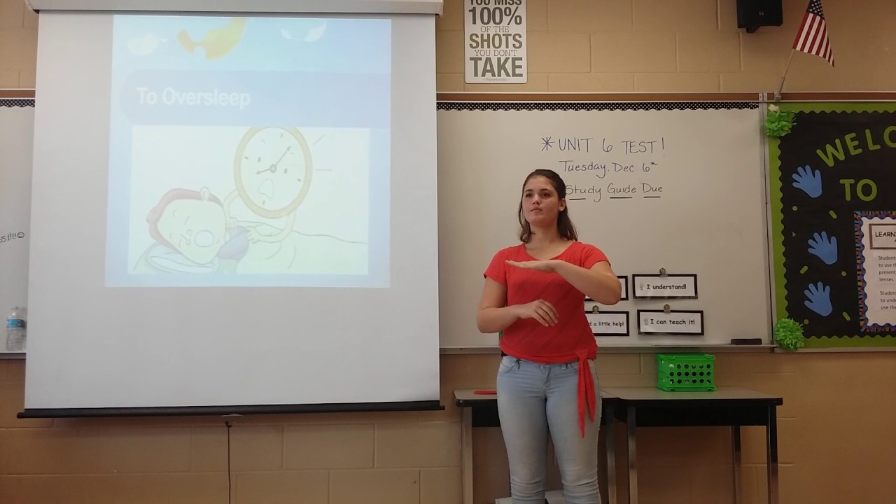 Teaching ASL level 2 for Senior Project - YouTube